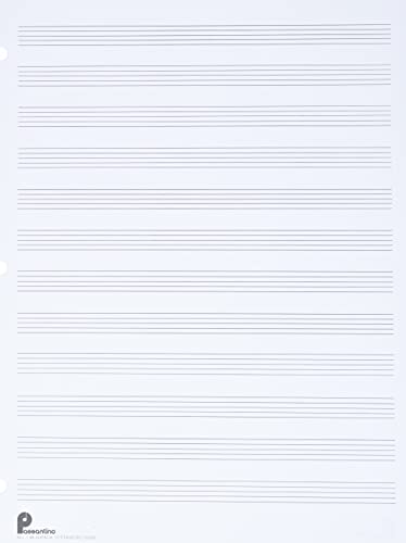 Musipack 3 Ring Filler No. 1: 12-stave: Passantino Manuscript Paper (Passantino Manuscript Papers)