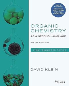 organic chemistry as a second language: first semester topics