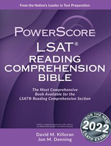 the powerscore lsat reading comprehension bible