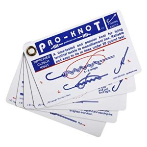 Pro-Knot Fishing Knots - Waterproof Knot Cards With 12 Best Fishing Knots | Easy To Follow Knot Tying Instructions | Fisherman Gift Idea