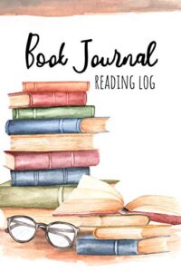 book journal | reading log: track all your reading reviews in this compact 6x9 log book | notebook. write your favorite quotes and book summary. cute ... cover. reading logs are great gift under 10$