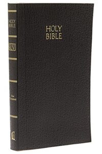 kjv, vest pocket new testament, softcover, black, red letter: holy bible, king james version