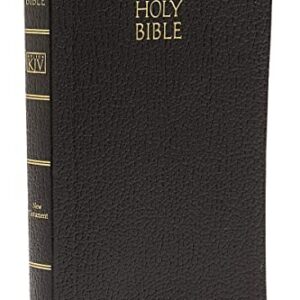 KJV, Vest Pocket New Testament, Softcover, Black, Red Letter: Holy Bible, King James Version