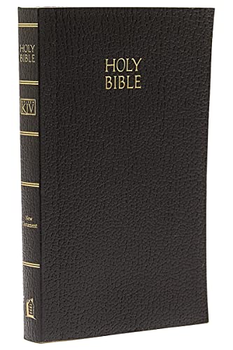 KJV, Vest Pocket New Testament, Softcover, Black, Red Letter: Holy Bible, King James Version