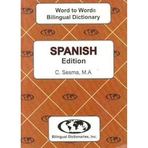 Spanish edition Word To Word Bilingual Dictionary