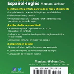 Diccionario Español-Inglés Merriam-Webster (Multilingual, English and Spanish Edition)