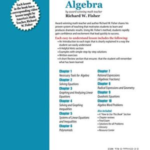 No-Nonsense Algebra, 2nd Edition: Part of the Mastering Essential Math Skills Series (Stepping Stones to Proficiency in Algebra)