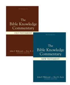 bible knowledge commentary (2 volume set)