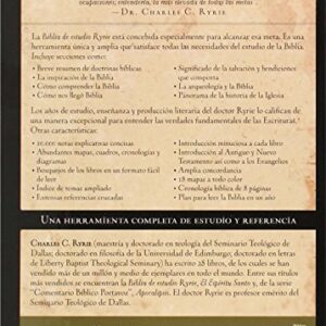 Biblia de estudio Ryrie ampliada (Spanish Edition)