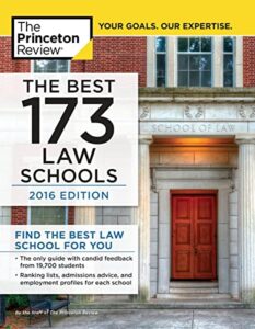 the best 173 law schools, 2016 edition