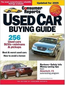 consumer reports used car buying guide 2005