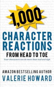 character reactions from head to toe (indie author resources)