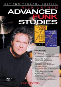 carl fischer advanced funk studies for drums (dvd)