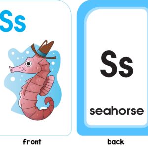 School Zone - Alphabet Fun Flash Cards - Ages 4 to 6, Preschool to Kindergarten, ABCs, Uppercase and Lowercase Letters, Spelling, and More