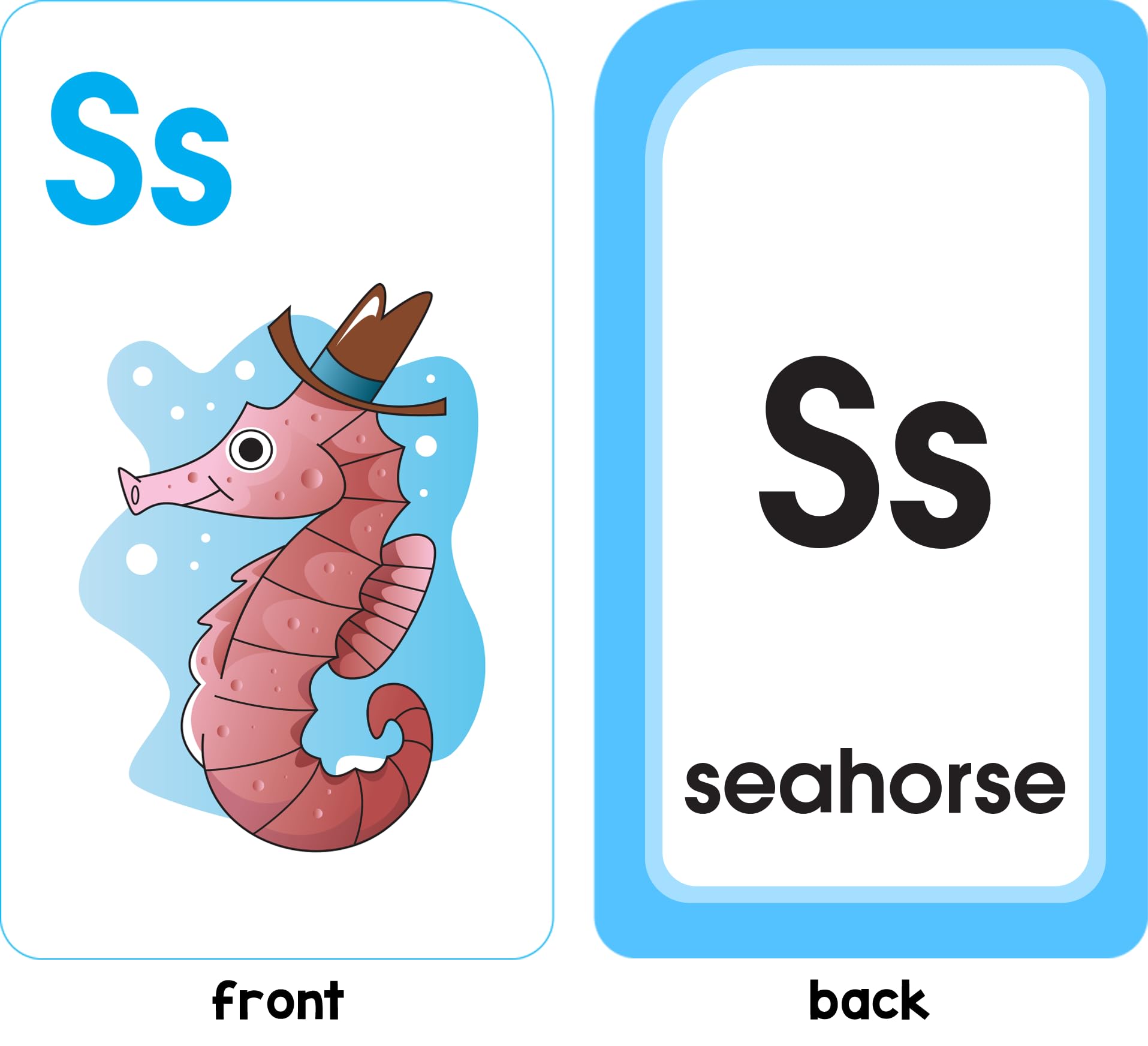 School Zone - Alphabet Fun Flash Cards - Ages 4 to 6, Preschool to Kindergarten, ABCs, Uppercase and Lowercase Letters, Spelling, and More