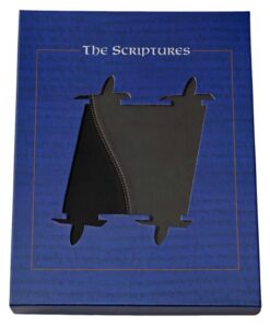 the scriptures large print duotone charcoal edition (isr)