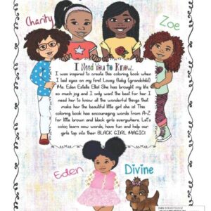 I Need You to Know: The ABC's of Black Girl Magic