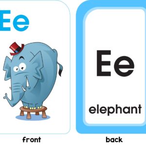 School Zone - Alphabet Fun Flash Cards - Ages 4 to 6, Preschool to Kindergarten, ABCs, Uppercase and Lowercase Letters, Spelling, and More