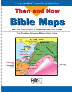 then and now bible maps: compare bible times with modern day