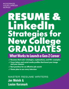 resume & linkedin strategies for new college graduates: what works to launch a gen-z career (modernize your career)