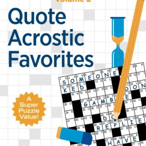 Quote Acrostic Favorites: Features 50 Rewarding Puzzles (Puzzle Books for Fun)