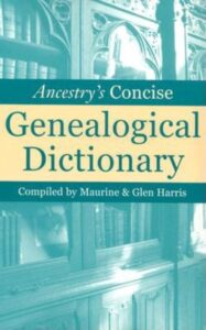 ancestry's concise genealogical dictionary