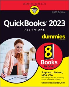 quickbooks 2023 all-in-one for dummies: 8 books in one! (for dummies (computer/tech))