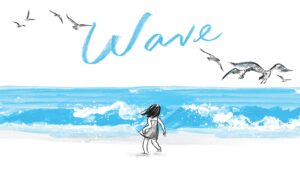 wave: (books about ocean waves, beach story children's books)