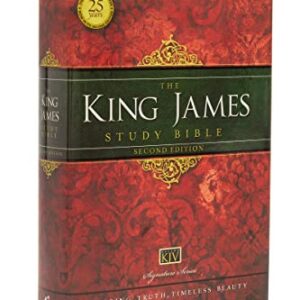 KJV Study Bible, Large Print, Hardcover, Red Letter Edition: Second Edition