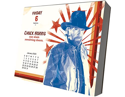 2023 Chuck Norris Day-at-a-Time Box Calendar