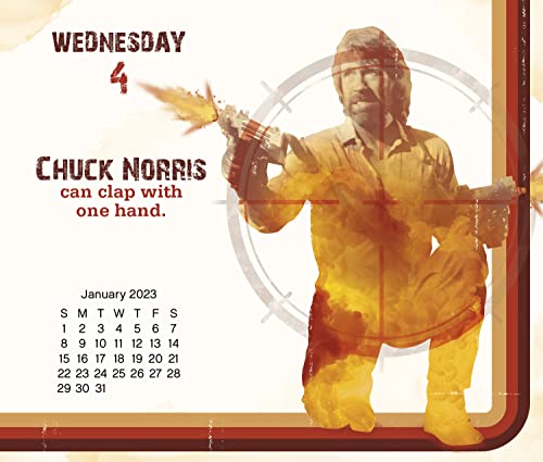 2023 Chuck Norris Day-at-a-Time Box Calendar