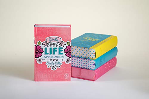 Tyndale NLT Girls Life Application Study Bible, TuTone (LeatherLike, Purple/Teal), NLT Bible with Over 800 Notes and Features, Foundations for Your Faith Sections