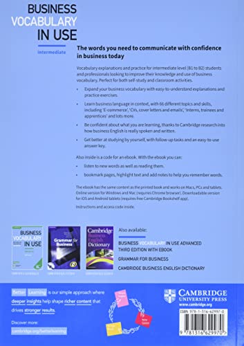 Business Vocabulary in Use: Intermediate Book with Answers and Enhanced ebook: Self-Study and Classroom Use