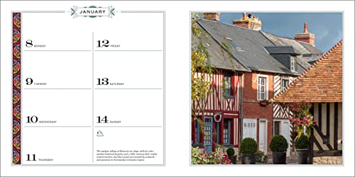 French Country Diary 12-Month 2024 Engagement Calendar