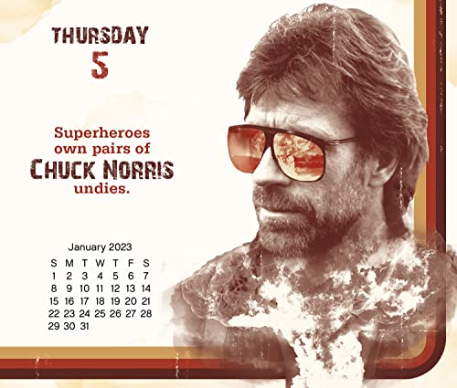 2023 Chuck Norris Day-at-a-Time Box Calendar