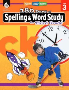 180 days™: reading, vocabulary/language for 3rd grade practice workbook for classroom and home, cool and fun practice created by teachers (180 days of practice)