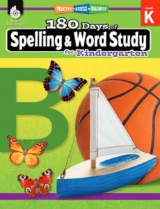 180 days™: reading, vocabulary/language for kindergarten practice workbook for classroom and home, cool and fun practice created by teachers (180 days of practice)