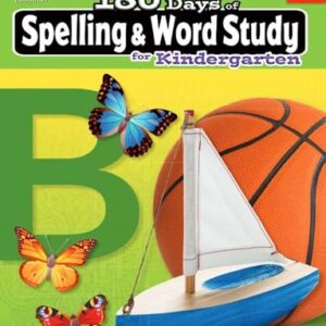 180 Days™: Reading, Vocabulary/Language for Kindergarten Practice Workbook for Classroom and Home, Cool and Fun Practice Created by Teachers (180 Days of Practice)