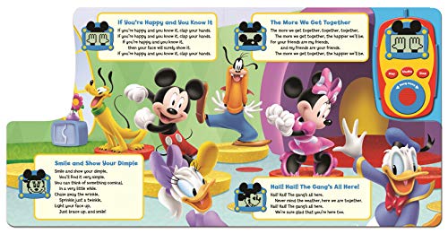 Disney - Mickey Mouse and Minnie Mouse Digital Music Player Sound Book - Songs to Go - Play-a-Song - PI Kids