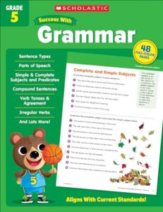 scholastic success with grammar grade 5 workbook