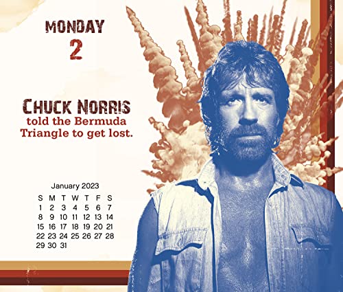 2023 Chuck Norris Day-at-a-Time Box Calendar