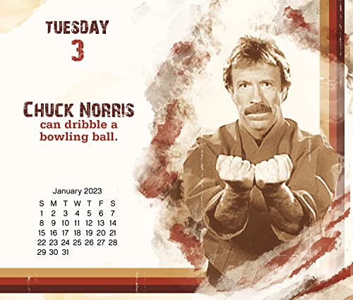 2023 Chuck Norris Day-at-a-Time Box Calendar