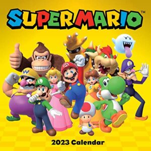 super mario 2023 wall calendar