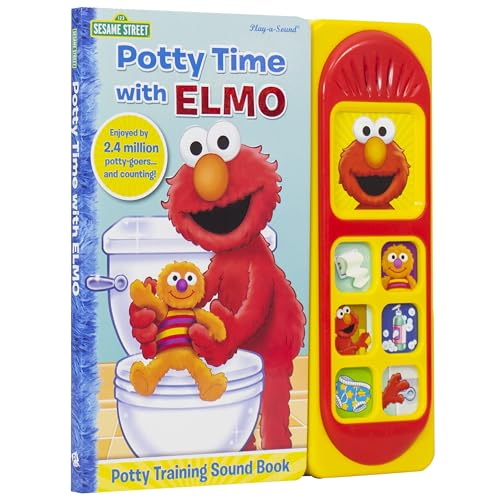 Sesame Street - Potty Time with Elmo - Potty Training Sound Book - PI Kids