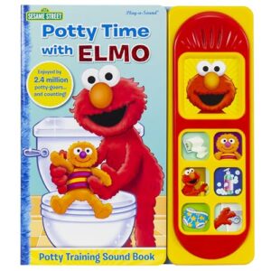 sesame street - potty time with elmo - potty training sound book - pi kids