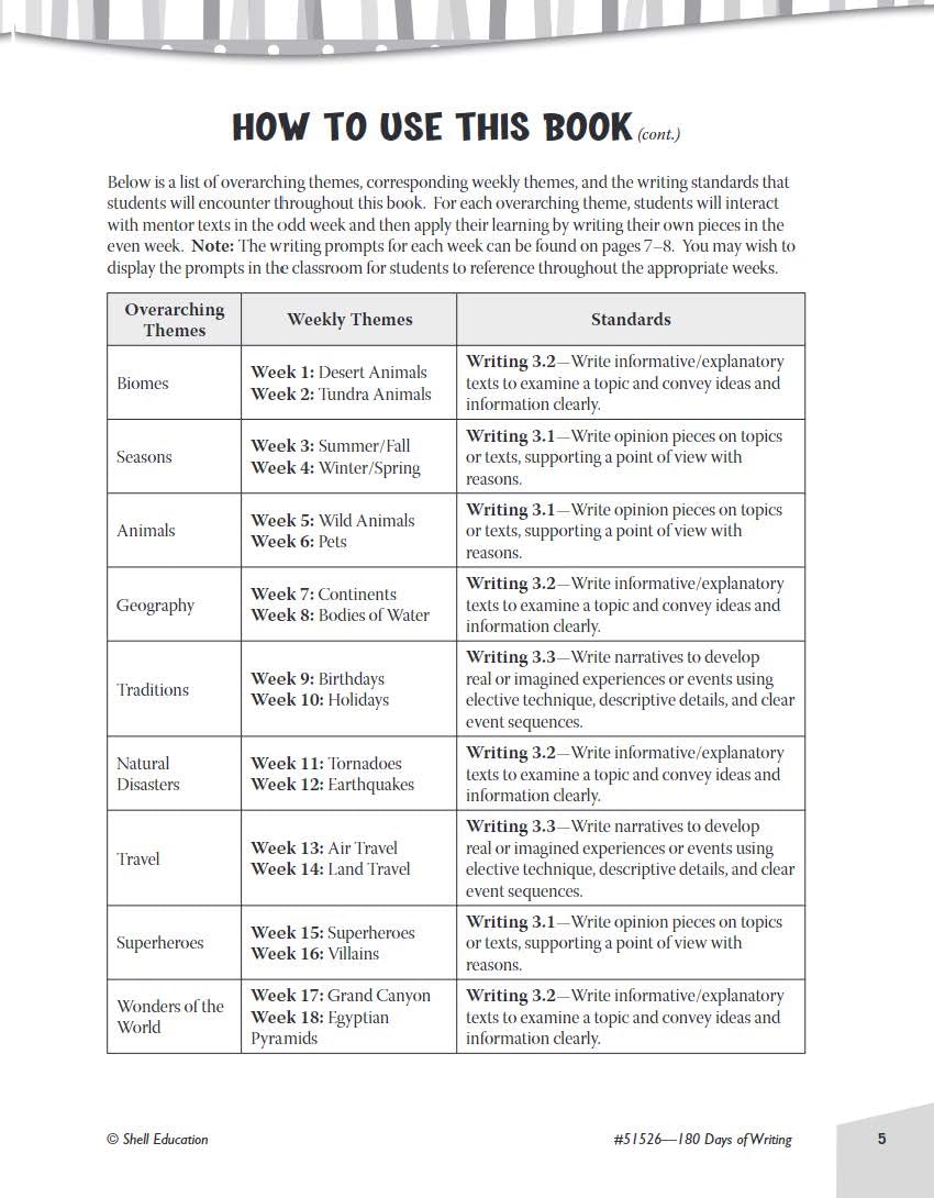 180 Days of Writing for Third Grade - An Easy-to-Use Third Grade Writing Workbook to Practice and Improve Writing Skills (180 Days of Practice)