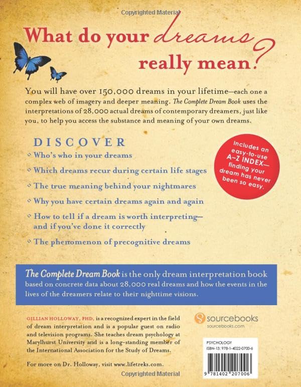 The Complete Dream Book: Discover What Your Dreams Reveal about You and Your Life (Book Cover May Vary)