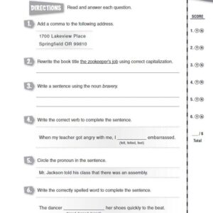 Shell Education 180 Days of Language for Third Grade (180 Days of Practice)