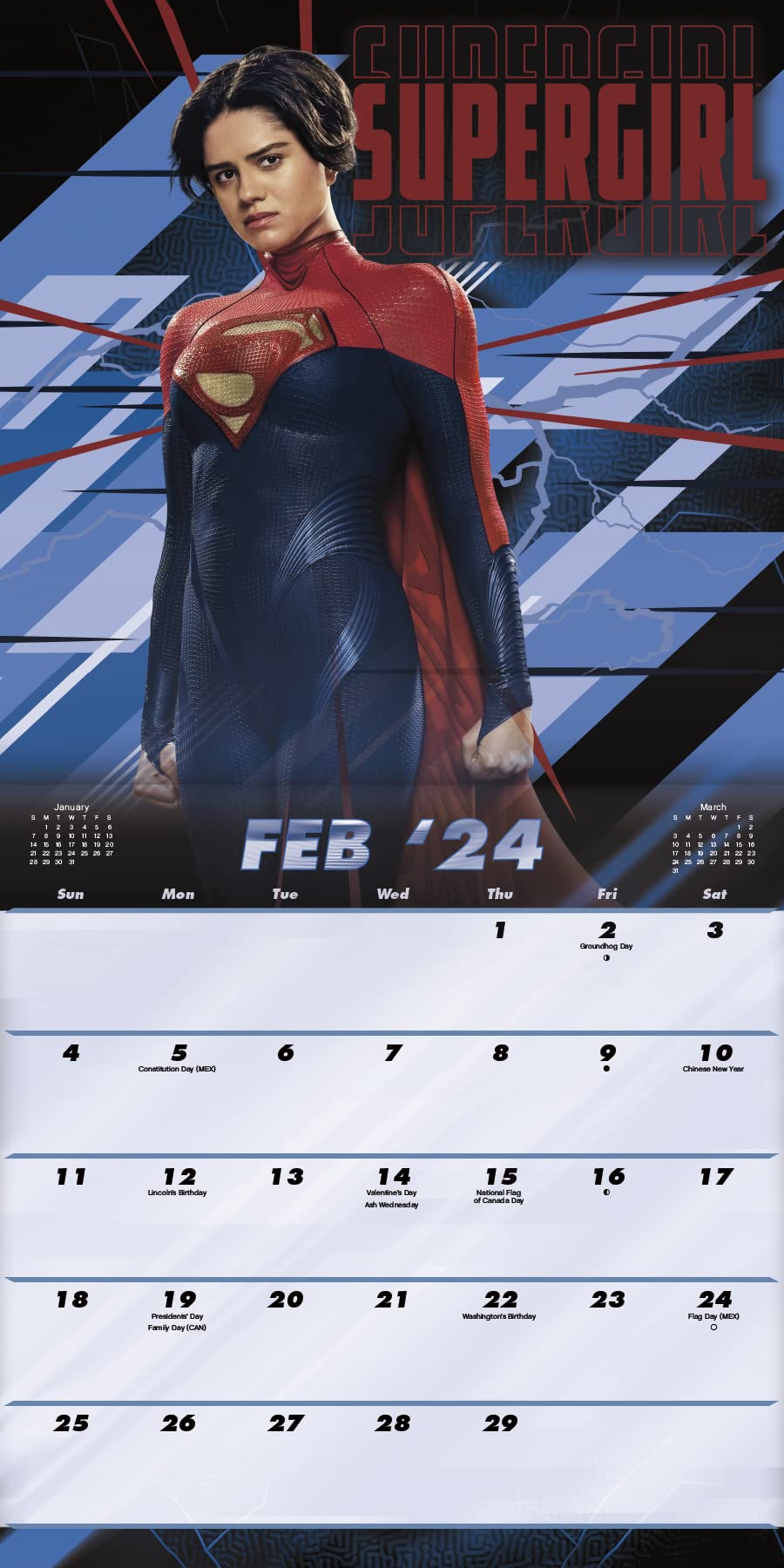 2024 DC Comics The Flash Wall Calendar