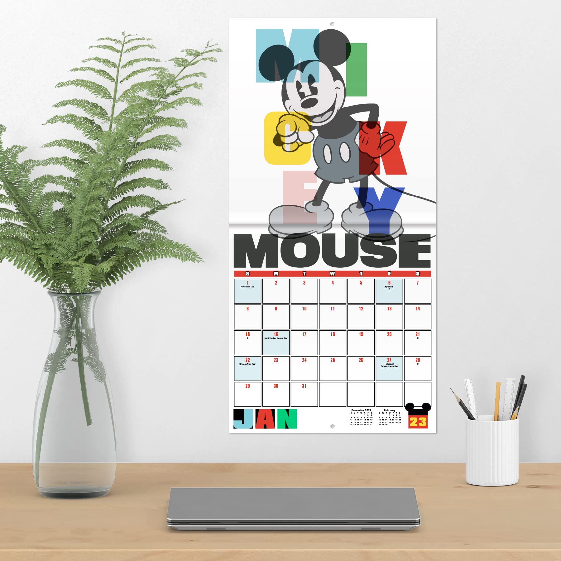 2023 Disney Mickey Mouse Wall Calendar